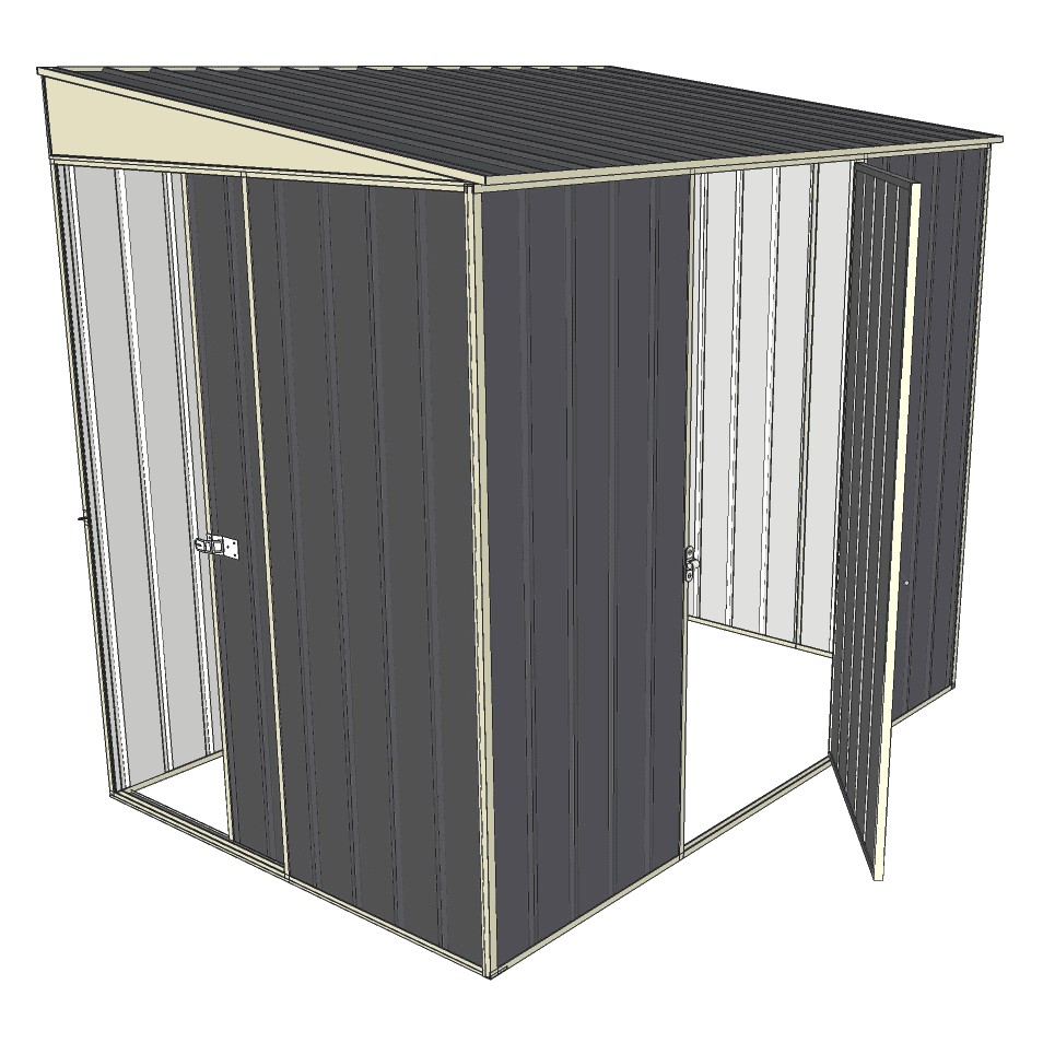 Garden Shed 1.5 x 2.3 Single Hinged Side Door | 0378365 | 9346116054430